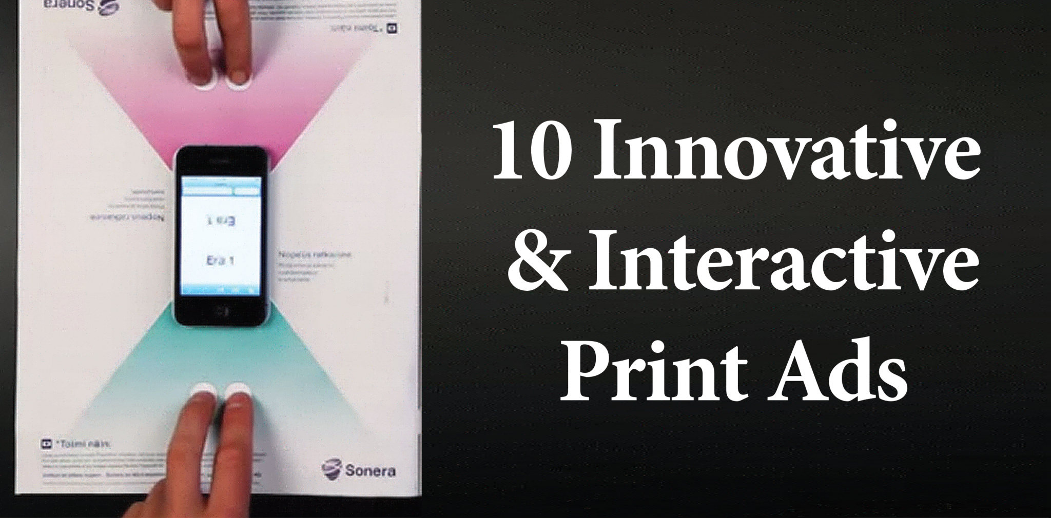 10 Innovative And Interactive Print Ads Alexanders Print Advantage